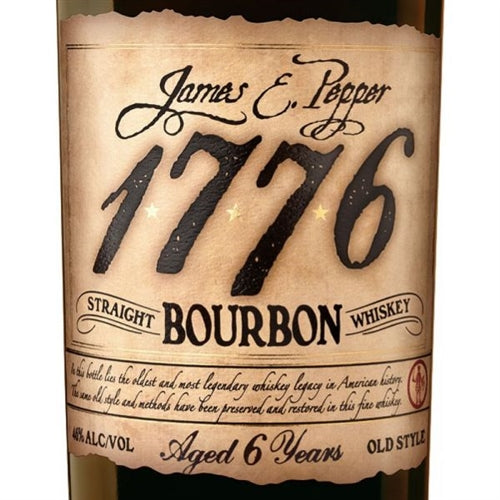 James E. Pepper 1776 Straight Bourbon Old Style Whiskey 750ml ...